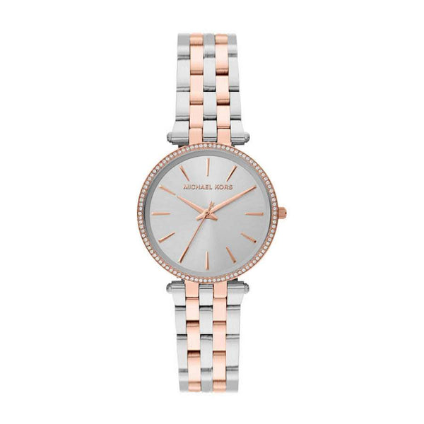 Michael Kors MK3298 Women Petite Darci Silver And Rose Gold Watch-GL ...