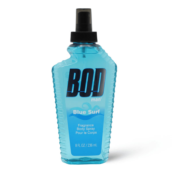 BodMan Bod Blue Surf Fragrance Body Spray 8oz – GIZMOS AND GADGETS
